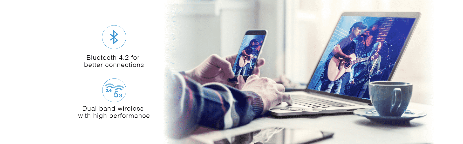 EZCast Ultra Bezprzewodowy extender HDMI Miracast AirPlay 4K 60Hz HDR