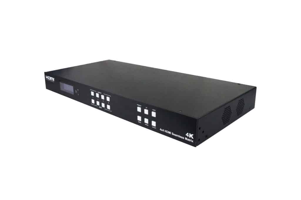 Matryca HDMI 4x4 4K -bezszwowe przełączanie ściana wideo, multiviewer