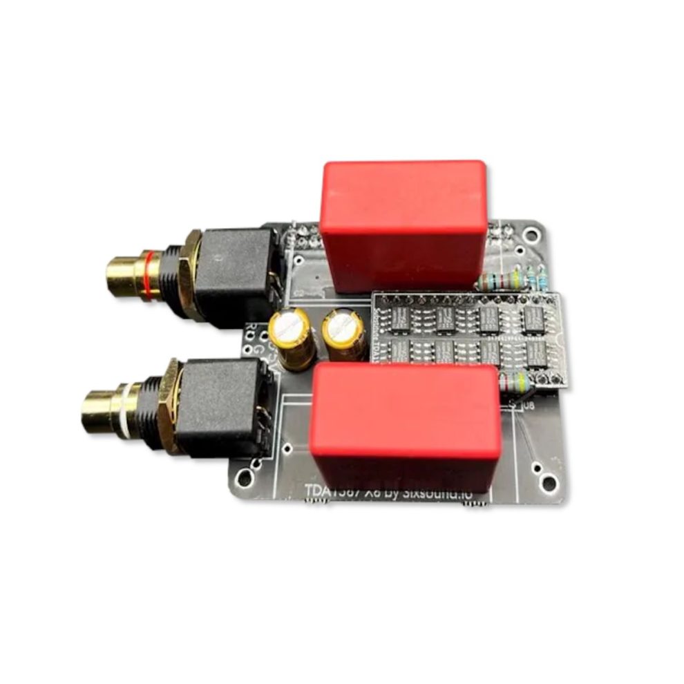 Płytka ProtoDAC TDA 1387 X8 do zestawu DIY lub lutowania